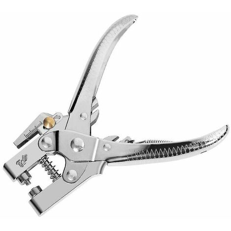 Multi-Tool Eyelet Punch Pliers Complete Tool Kit with 100 Craft Brass ...