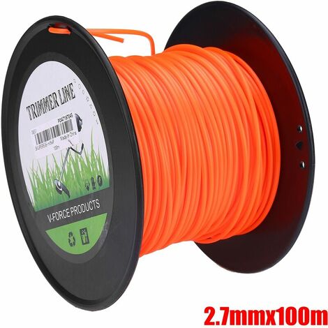 Round Brushcutter Strimmer Trimmer Cord Line 100M