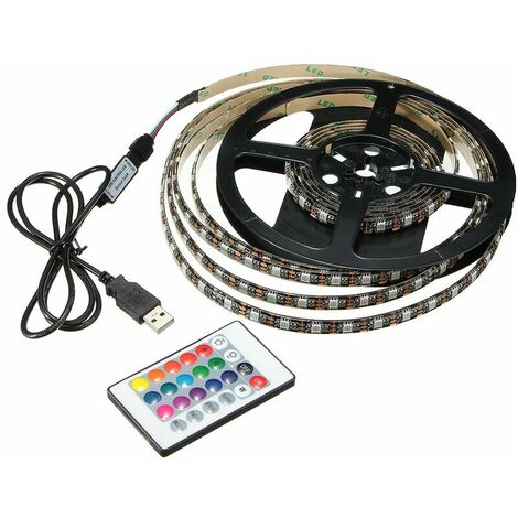 5050 RGB LED srtip 60 SMD strip light 5V IP65 + Remote control 3m WASHED