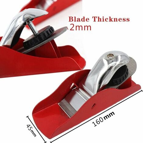 Manual Planer 16cm Hand Planer 2mm Iron Planer 45mm Wood Planer Blade Planer Manual Wood Planer