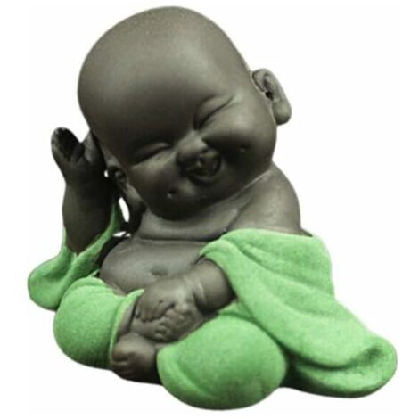 Creative Ceramic Buddha Statues Small Cute Buddha Statue Monk Figurine ...