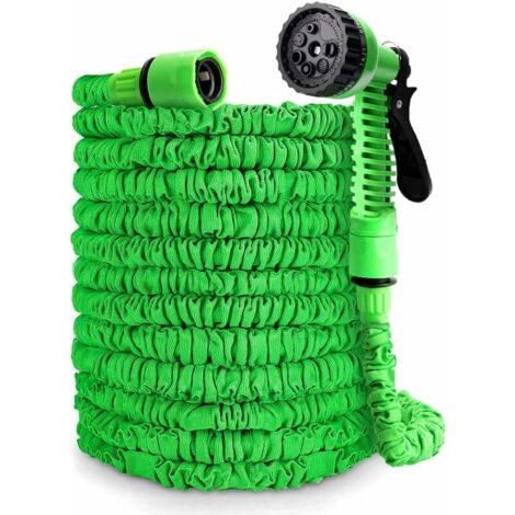 Garden Hose, 30m 100ft Flexible Hose Extendable Hose with 8 Function ...