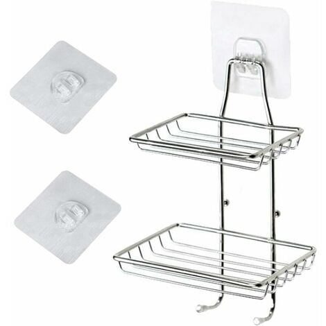 Bathroom Soap Shelf, Wall Mounted Soap Dish Holder, Stainless Steel ...