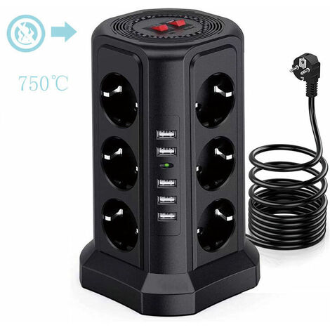 Surge and Surge Protector Power Strip Tower, Electric Power Strip with ...