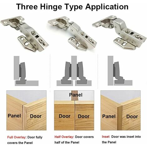 Hinges with Integrated Damper Self-Closing Mechanism Hinge for Kitchen ...