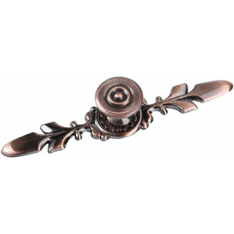 Set of 4 Vintage Style Pull Handle Knob Back Plate for Home Door ...