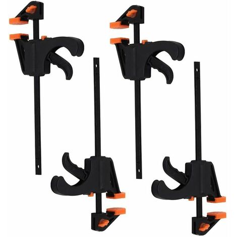 Set of 4 Quick Release Clamps 60 mm x 300 mm