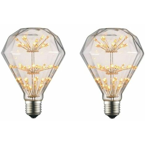 Vintage Edison LED bulb G95 Diamond Romance Retro Starlight Edison bulb ...