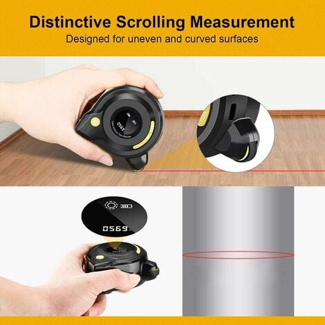 3 in 1.131Ft Digital Laser Meter Digital Laser Rangefinder, Laser Tape ...