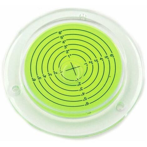 Circular Round Spirit Spirit Level with Mounting Holes for Motorhomes ...