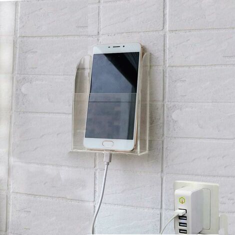 Support Mural en Acrylique pour téléphone Portable avec télécommande 1 Case