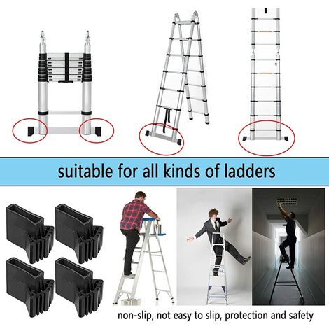 Pcs,Replacement Ladder Feet,Rubber Ladder Feet,Ladder Safety Feet ...