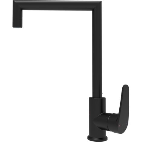 Essebagno Fangolo Spültischarmatur in mattem Schwarz