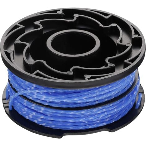BLACK+DECKER Lot de 3 Bobines de Rechange pour Coupe-Bordures, Bobine Reflex Plus A Déroulement ...