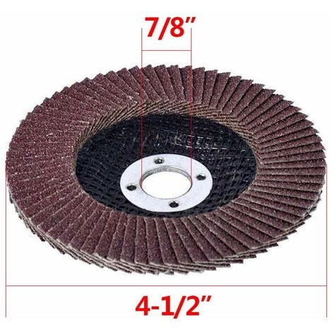 20 PCS 4.5 Inch - 120 Grit Grinding Discs 4 1/2 Assorted Sanding ...