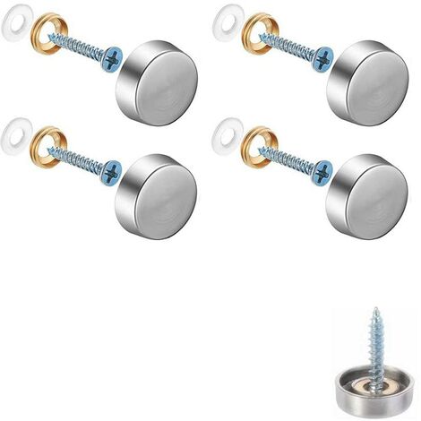 Lot de 4 vis décoratives pour miroir, capuchons décoratifs pour clous ...