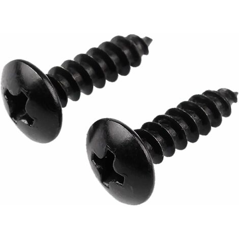 M3 x 6mm 50 Pcs Acier inoxydable 304 Tête ronde Vis à bois Cruciformes ...