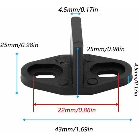 Guide au Sol Robuste Guide de Plancher de Porte Mur de Guidage au sol ...