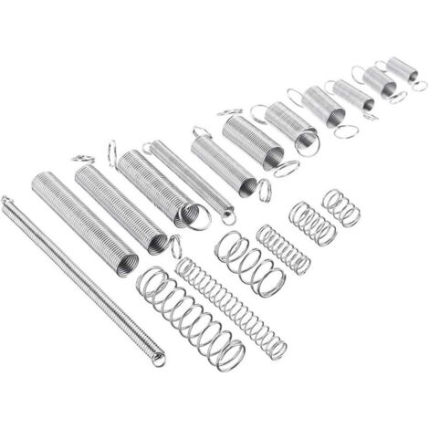 200 pièces Assortiment de ressorts Ressorts de traction Divers petits ...