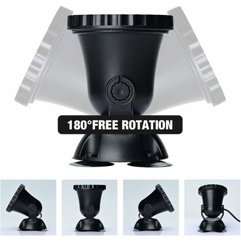 RGB Projecteur Aquarium,sous-Marine Eclairage Submersible pour Poisson ...