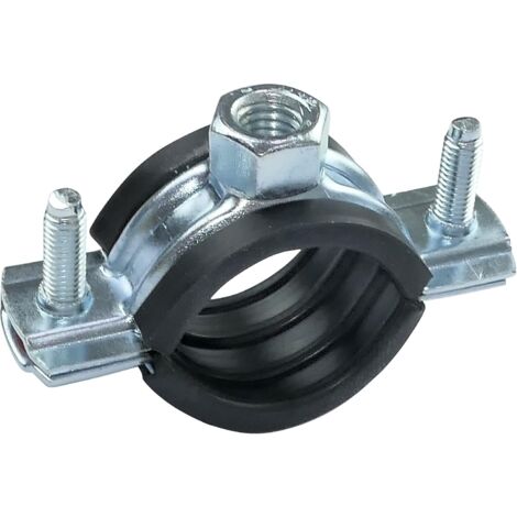 Lot de 10 Collier isophonique -support fixation avec joint - pour tuyau ...