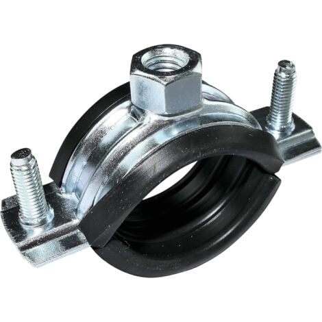 Lot de 10 Collier isophonique -support fixation avec joint - pour tuyau ...