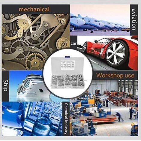 Lot De 135 Vis à Tête Hexagonale En Acier Inoxydable 304 M2.5 M3 M4 M5 M6 M8 Avec étui De Rangement