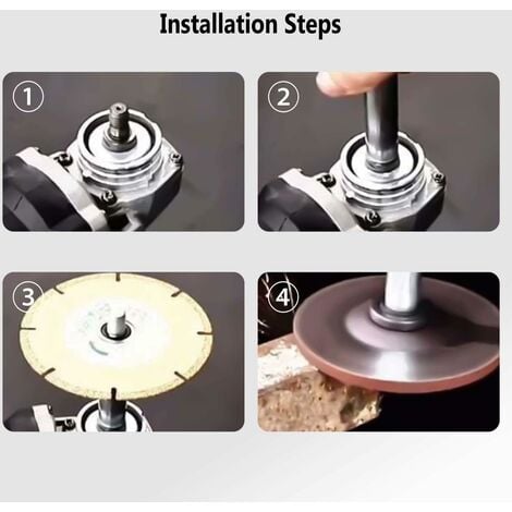 Tige D'extension de Meuleuse D'angle Modèle 100, M10 Filetage Outils de Polissage avec Plaques ...