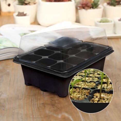 Lot de 3 Bac à semis, Plateau de démarrage de semis Plateaux de ...