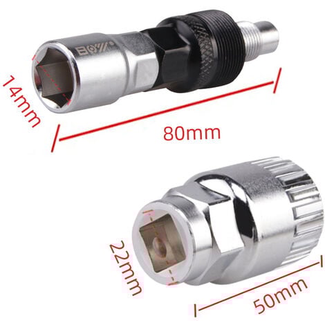 Outil Professionnel démonte-manivelle et pédalier 20 Dents, avec kit d’Outils 16 mm de ...