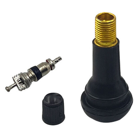 TR413 Lot de 4 valves enfichables pour pneu Longueur 45 mm