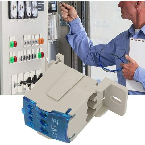 Boîte de Distribution Electrique 16mm² Bornier Connecteur de Fil ...
