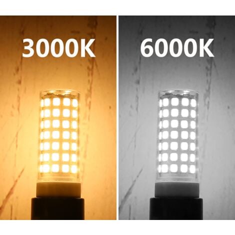 Lot de 6 Ampoule E14 9W LED équivalent Ampoule Halogène 75W-Blanc Chaud 3000K-Not dimmable-AC ...