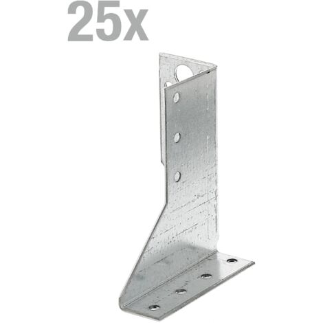 Support U type A à ailes extérieures gauche 25 x 140 mm – Acier ...