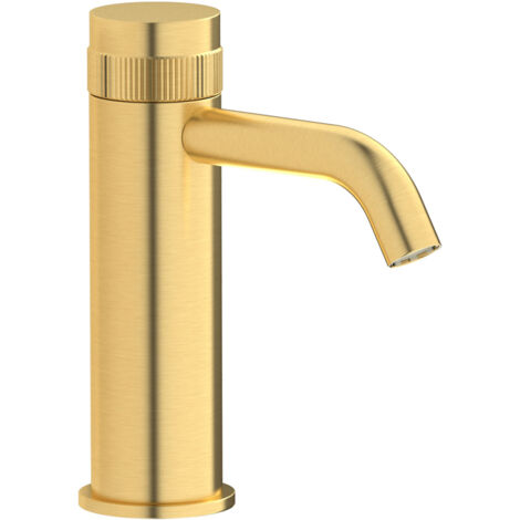 galindo grifo lavabo zoom oro cepillado con desague semiautomático 4984029