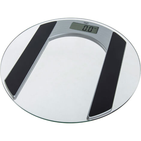 Pèse-personne rond en verre 150 kg arrêt automatique ad8122