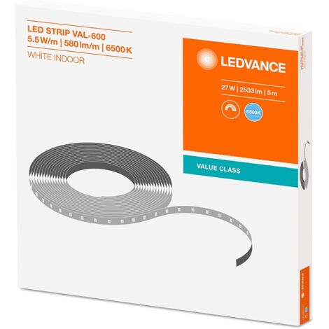 LEDVANCE Module LED flexible 5m LED STRIP VALUE-600 LS VAL-600/865/5 Cold Light 6500K