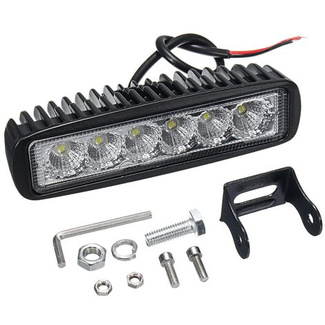 Projecteur à LED 18W Projecteur à LED supplémentaire pour voitures tout ...