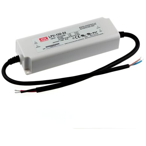 Alimentation à découpage 151,2W 24Vdc 6,3A Sortie unique LPV-150-24 ...