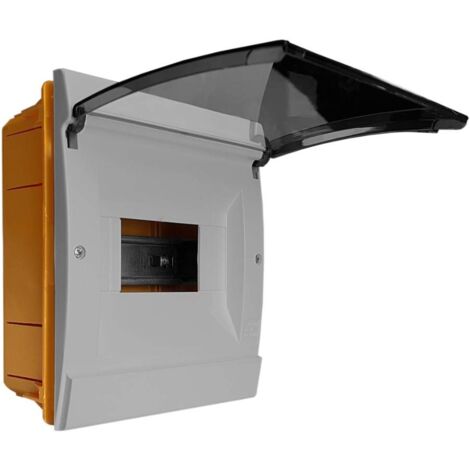 Tableau modulaire encastrable 4/7 modules avec porte fumée Marlanvil 970.06