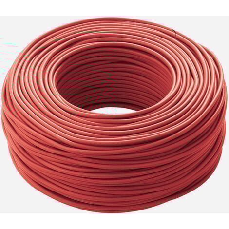 Section de câble électrique unipolaire FS17, 2,5 mm2, couleur rouge ...