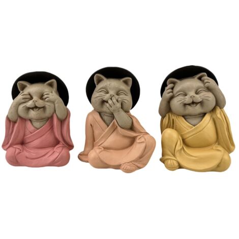 Signes Grimalt Figura De Buda Figuras Gato Buda No Ve-Oye-Habla Budas ...