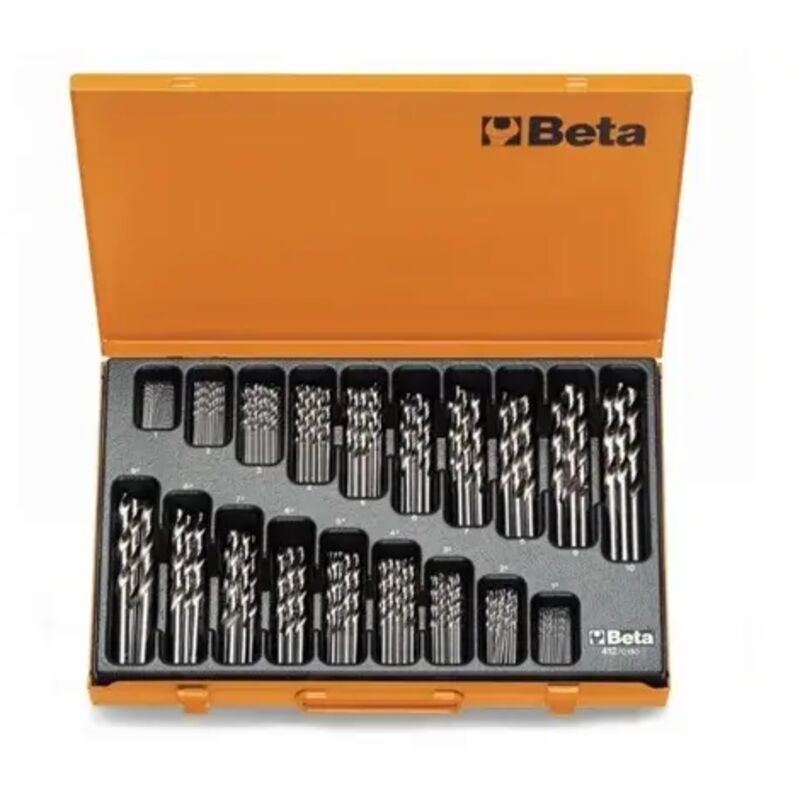 beta 412/c150 cassette de forets hss rectifiés