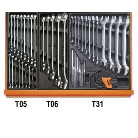 Beta 5904VU/3T Assortiment d'outils universels en thermoformé rigide 146 Pcs.