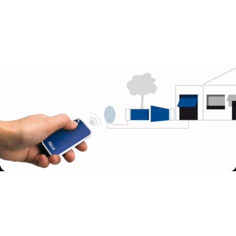 Kit Set 3 Stück Inti 2 Kanäle mit 1 Stück Funkempfänger OX2 433 NICE INTIKIT