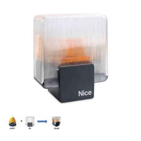 Blinkende LED-Leuchte 230V 220V NICE ELAC Original