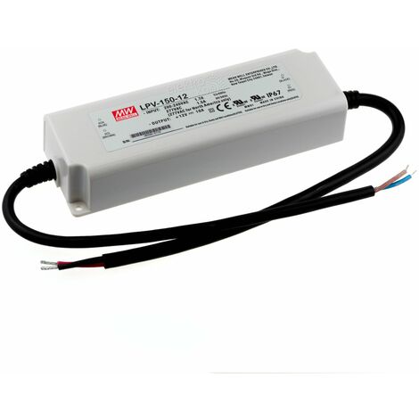 Schaltnetzteil 150 W 12 VDC 10 A Einzelausgang LPV-150-12 IP67 MEANWELL