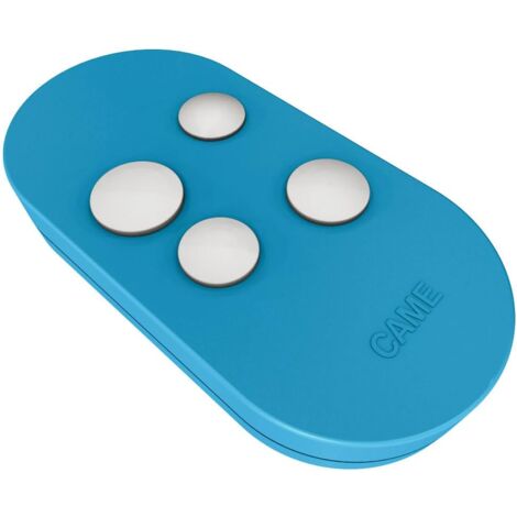 Rolling Code Gate Fernbedienung 4 Kanäle Dual Frequency Came TOPD4RBS Blau