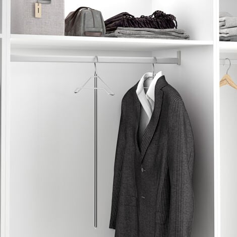 Cintre à poignée longue chromée E R.390130 - Cintre avec poignée longue ...