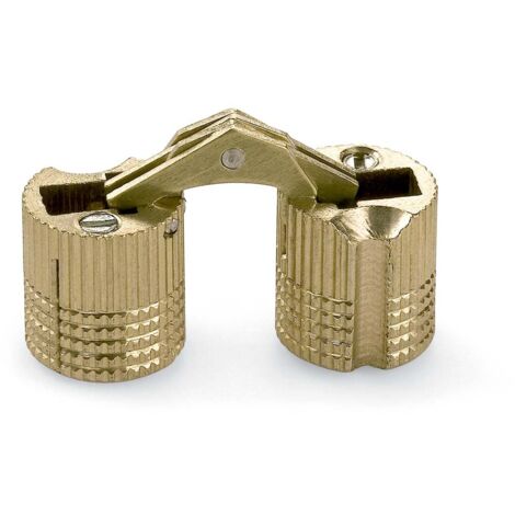 Charnière ronde en laiton dissimulée 16 - Charnière à mortaise ...